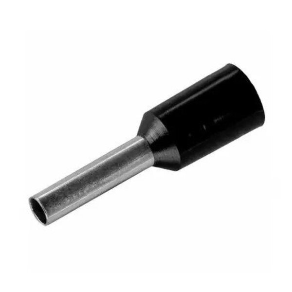 Terminal Tubular Ilhós 1,5mm 100 Peças Preto Rohdina | Leroy Merlin