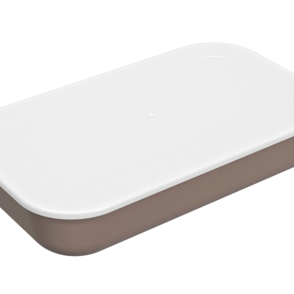 Tigela Retangular C/ Tampa Essential 2 8l 32 7x19 3x6 4cm 32 7x19 3x6 ...