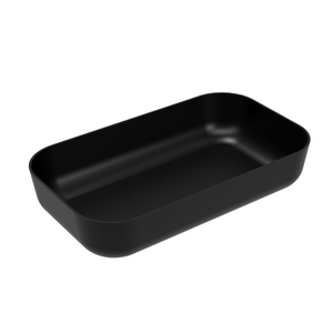 Tigela Retangular Essential 2,8 Litros Preto Coza | Leroy Merlin