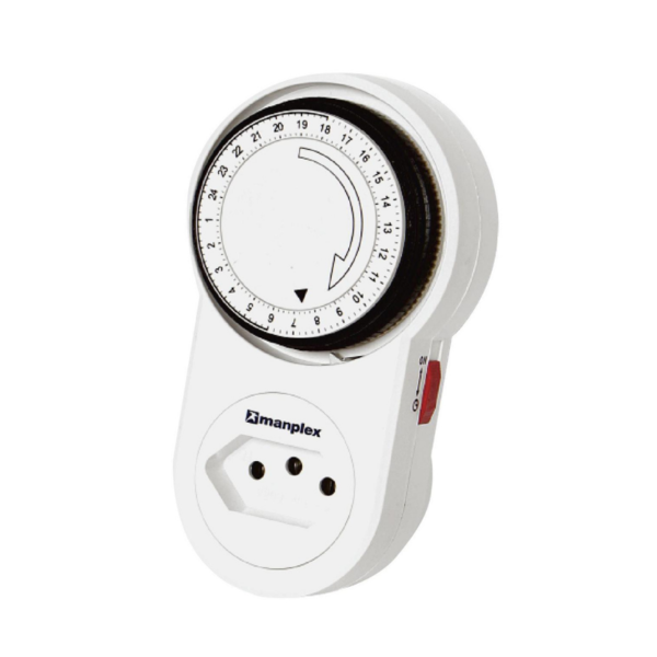 Timer Analógico Manplex Para Tomada 10a Bivolt | Leroy Merlin