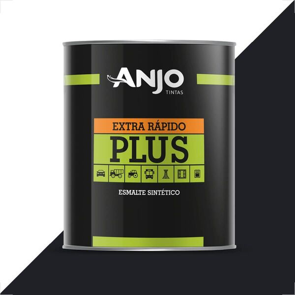 Tinta Esmalte Sintetico Plus Automotivo Anjo 900ml Preto Fosco | Leroy ...