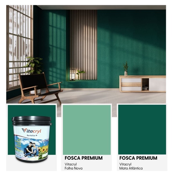 Tinta Fosca Premium Verdes - Verde Imperial - 3 6 Lts | Leroy Merlin
