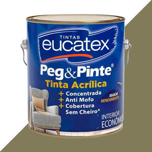 Tinta Latex Eucatex Peg Pinte Acrilico Concreto Sao Paulo 3600ml ...