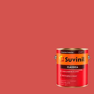 Tinta Látex Fosco Vermelho Cardial 3.6l - Suvinil | Leroy Merlin