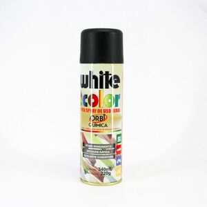 Tinta Spray White Color Preto Brilhante. | Leroy Merlin