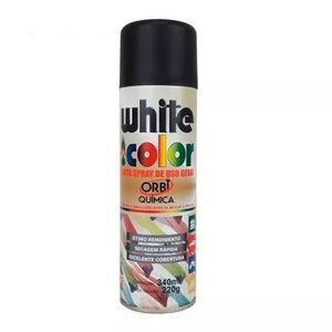 Tinta Spray White Color Preto Fosco. | Leroy Merlin