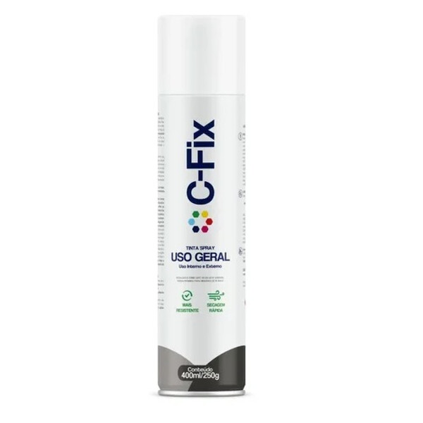 Tinta Spray Branco Fosco Uso Geral Inter/externo 400ml C-fix | Leroy Merlin