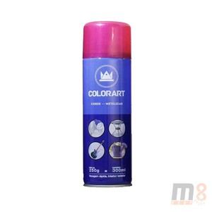 Tinta Uso Geral Colorart Spray Cor Rosa Metálico | Leroy Merlin