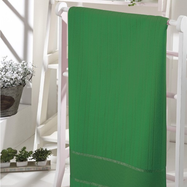 Toalha De Lavabo P/ Bordar - Bella - Aveludada - Verde Bandeira 5169 ...