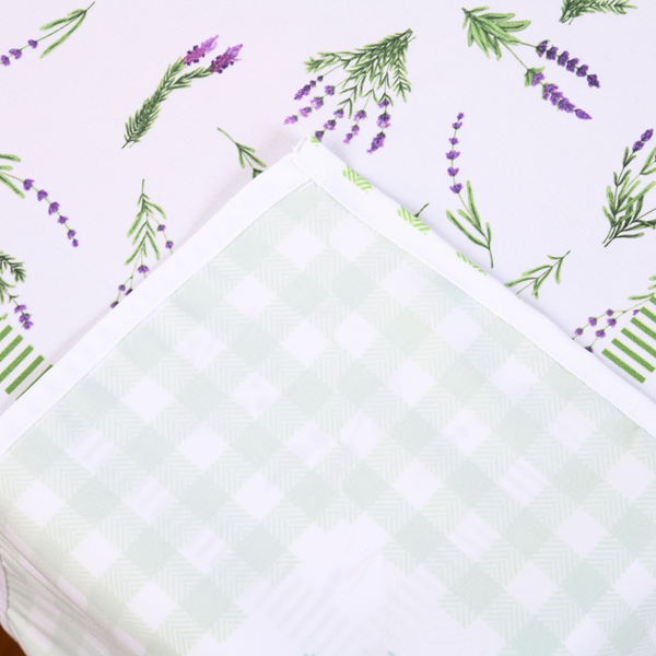 Toalha De Mesa Estampada Allegra 1 Peça 8 Lugares 100% Poliéster ...