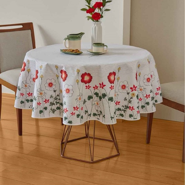 Toalha De Mesa Lepper Redonda Flor E Ser 160cm | Leroy Merlin