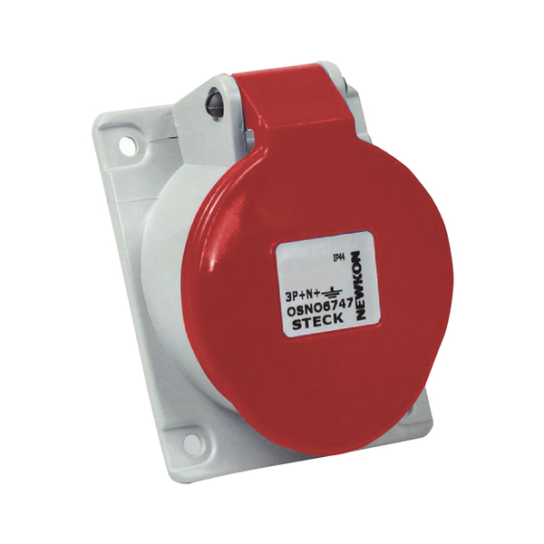 Tomada De Embutir 4p+t 32a S5246 Vermelha Steck | Leroy Merlin