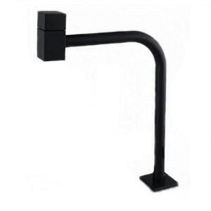 Torneira Bancada Cuba Alta Preta Quadrada Fort Metais | Leroy Merlin