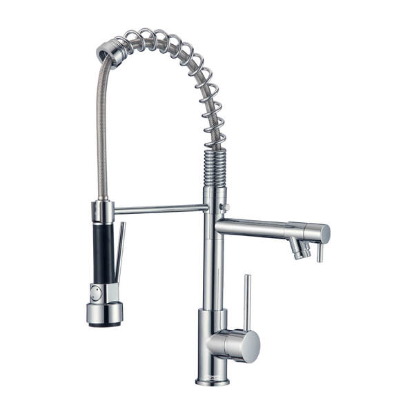 Torneira Cozinha Bancada Premium Goumert Inox Cromado Spray | Leroy Merlin