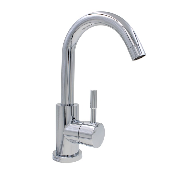 Torneira Cozinha Monocomando Inox Cromado Bica Baixa Móvel | Leroy Merlin
