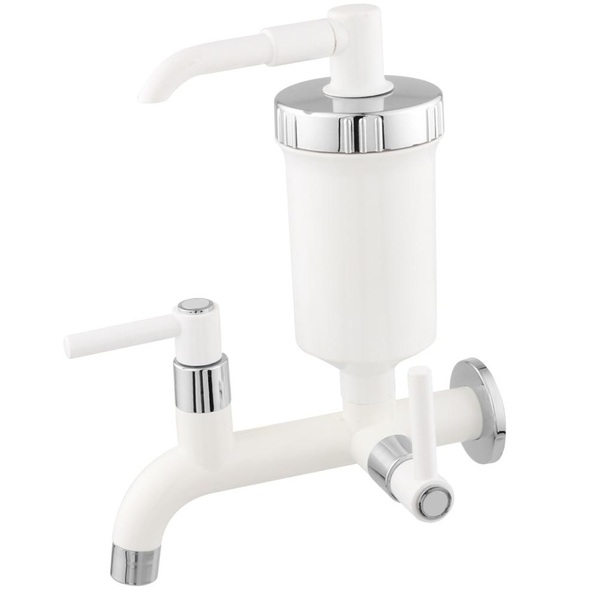 Torneira Filtro Água Ecológico Parede Bica Reta 1060 - Branco | Leroy ... Torneira Filtro Água Ecológico Parede Bica Reta 1060 - Branco | Leroy ...