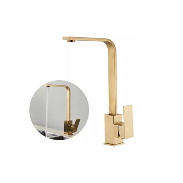 Torneira Gourmet Cozinha Monocomando Misturador Dourada Luxo Leroy Merlin