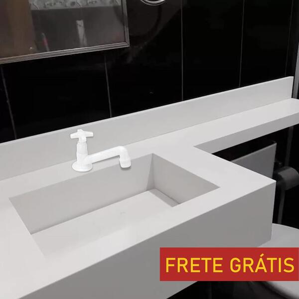 Torneira Lavatório 1193 Branco Tap Casagrande Mundial | Leroy Merlin