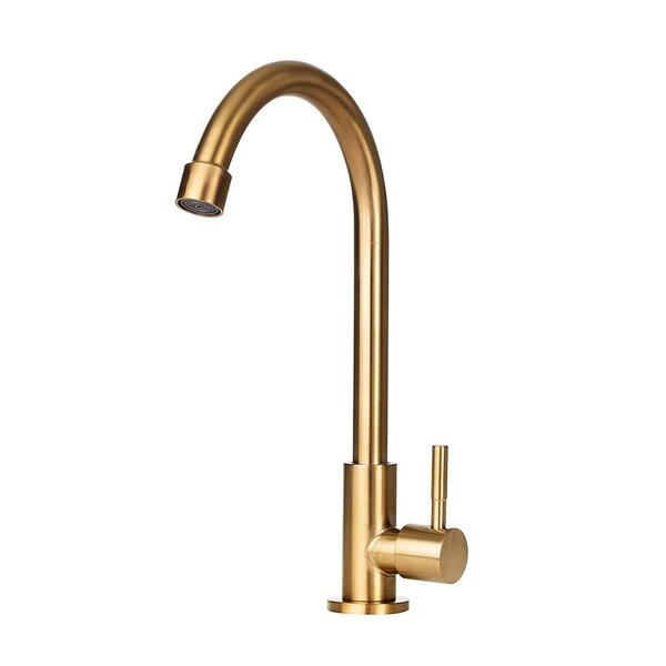 Torneira Para Cozinha Em Aço Inox 304 Escovado Aporé Pingoo Casa