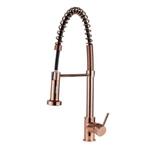 Torneira Monocomando de Pia para Cozinha com Bica Alta Flexível Rose ...