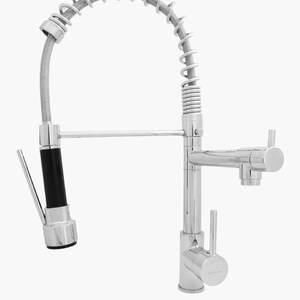 Torneira Para Cozinha Gourmet Monocomando Com 2 Bicos (jato + Ducha ...