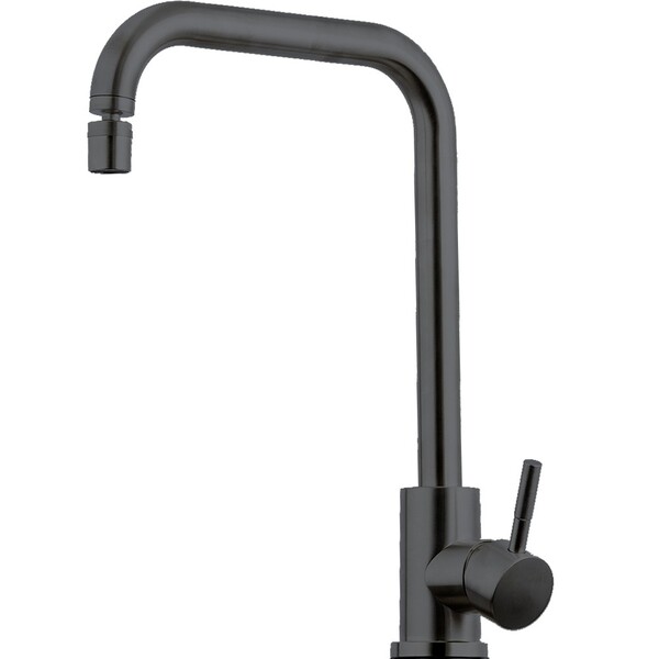 Torneira Para Cozinha Misturador Monocomando Em Aço Inox Escovado
