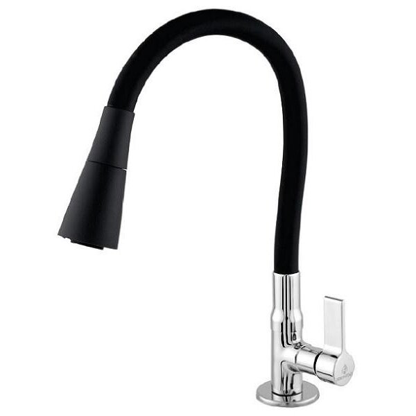 Torneira Safira Soft Black Bancada Fort Metais | Leroy Merlin