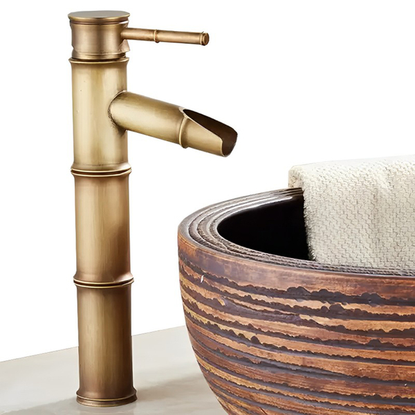 Torneira Vintage Retro De Bambu Monocomando Misturador Inox | Leroy Merlin