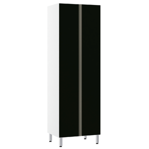 Torre 70cm Duplo Nicho com Garrafeiro Branco 3 Portas Branco ...
