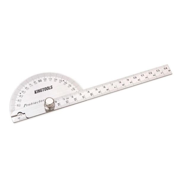 Transferidor De Ângulo Com Régua Capacidade De 0 A 180° - King Tools ...