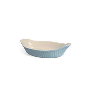 Travessa Em Cerâmica Para Gratinar Jomafe Classic 23cm Azul | Leroy Merlin