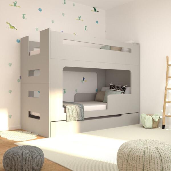 Treliche Infantil Em Mdf 153cmx195cm Lumi Cinza | Leroy Merlin
