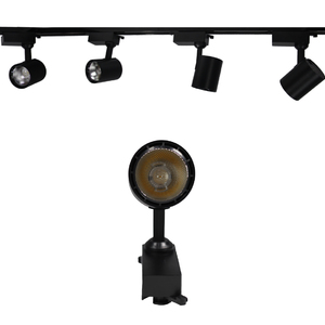 Trilho Eletrificado 1 Metro + 4 Spots Led 7w 4000k Apollo Preto | Leroy ...