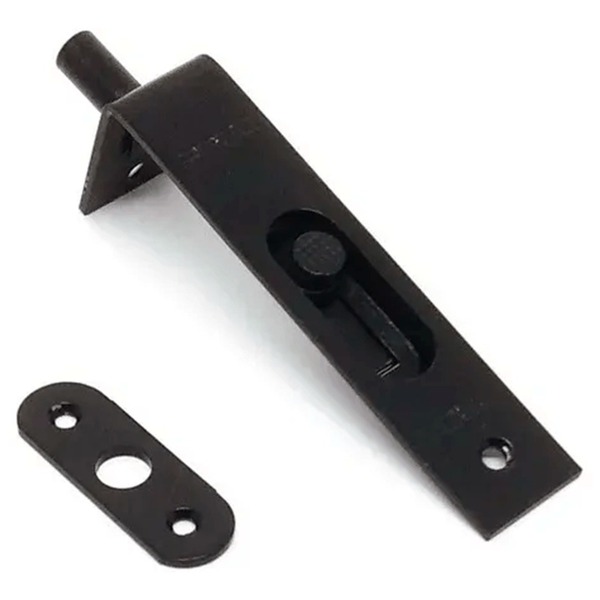 Trinco De Embutir Aço Para Porta De Madeira Preto Pado | Leroy Merlin