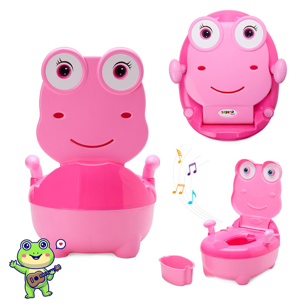 Troninho Infantil Musical Penico Sapinho Rosa - Replay Kids | Leroy Merlin