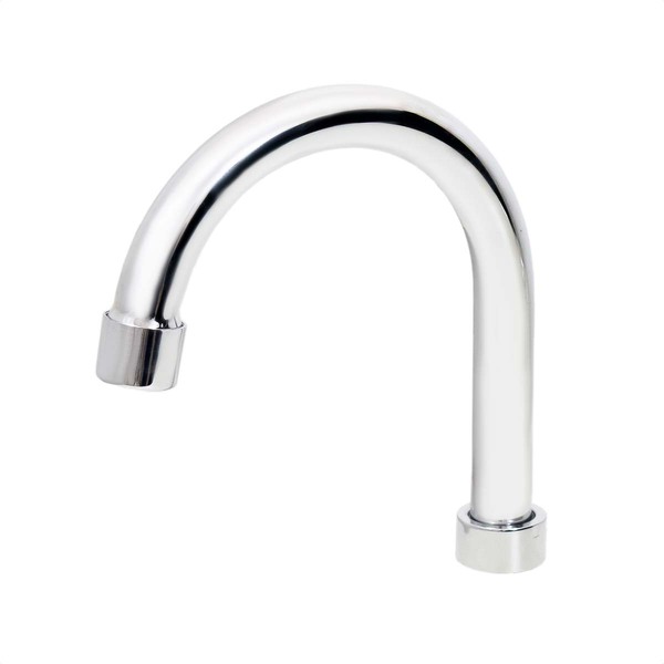 Tubo Bica Em Inox Cromado Para Torneira 3/4 Com Arejador Fixo Abs ...