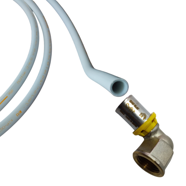 Tubo Multicamada 7m Emmeti + Cotovelo 16mm X 1/2 Fêmea Pex | Leroy Merlin