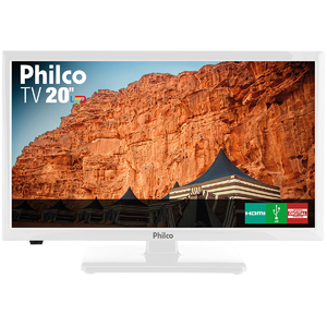 Tv Philco 20" Ph20u21db Hd Digital Branca Led Bivolt | Leroy Merlin