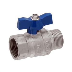 Válvula Esfera Passagem Plena Angular 90° Gás Mxf Borboleta 1/2” X 1/2 ...