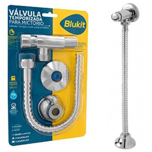 Válvula Mictório Blukit Descarga Temporizada Com Flexível | Leroy Merlin