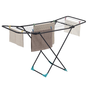 Varal de Chão Aço Preto com Abas 150x56x85cm Maxeb | Leroy Merlin