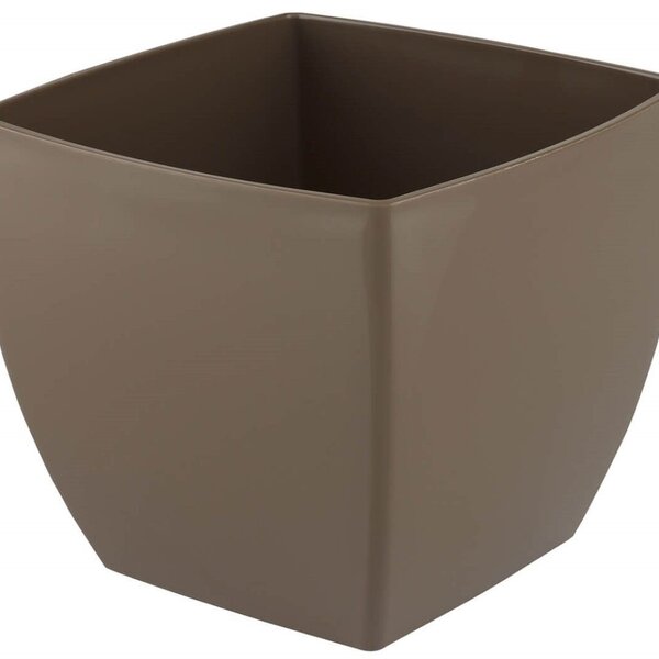 Vaso Cachepot Siena 20 X 18 Cm Vasart Taupe | Leroy Merlin