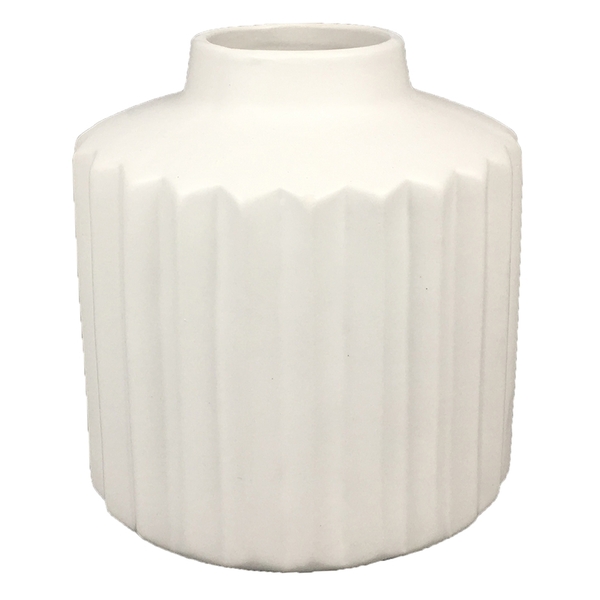 Vaso De Ceramica Branco 14cm X 14cm X 15 5cm | Leroy Merlin
