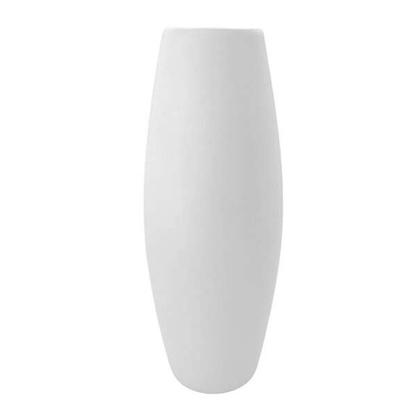 Vaso De Cerâmica Branco Fosco | Leroy Merlin
