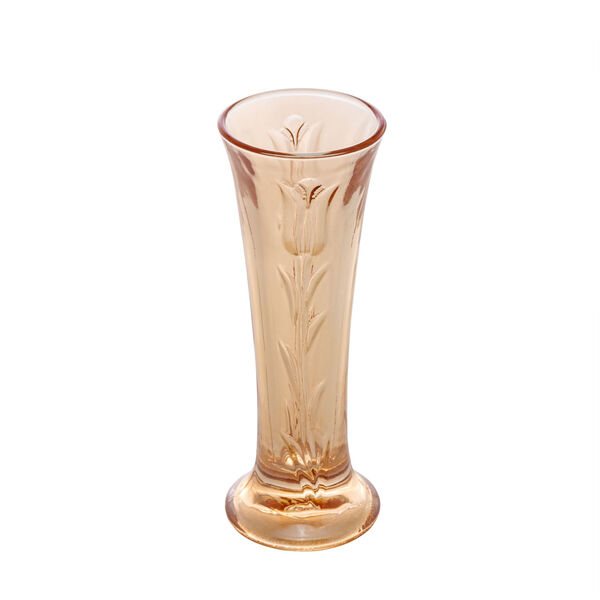 Vaso Wolff Rose De Vidro Âmbar 6cm X 15cm | Leroy Merlin