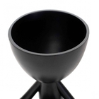 Vaso Decorativo Bob Robert Plant Perna Cruzada Em Poliresina Preto 14cm ...