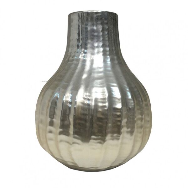 Vaso Decorativo De Ceramica Prata | Leroy Merlin