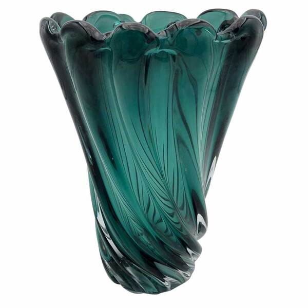 Vaso Decorativo De Vidro Verde 25cm Od0102 Btc | Leroy Merlin