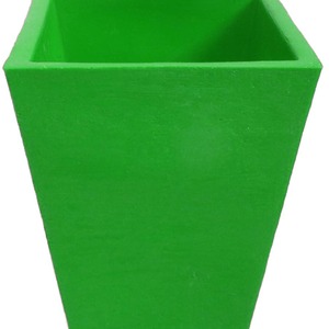 Vaso Planta 35x30 Trapézio Texturizado Polietileno - Verde Bandeira 011 ...