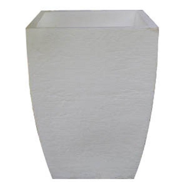 Vaso Planta 45x35 Moderno Trapézio Polietileno - Branco 006 | Leroy Merlin